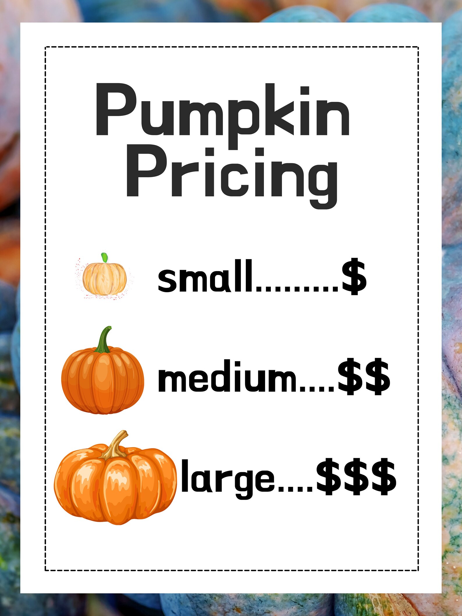 Pumpkin Patch Theme Dramatic Play Preschool/prek - Etsy