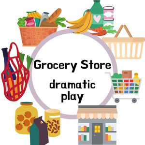 Grocery Store Theme Dramatic Play Preschool/prek - Etsy