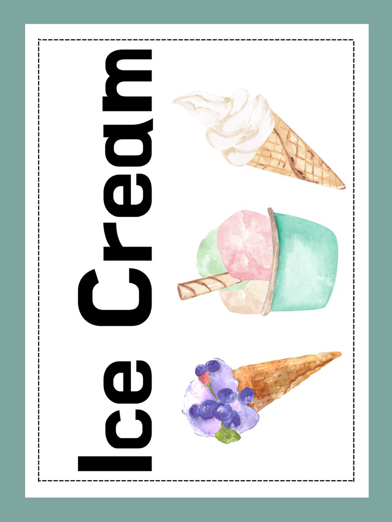 Ice Cream Truck Theme Dramatic Play Preschool/prek - Etsy