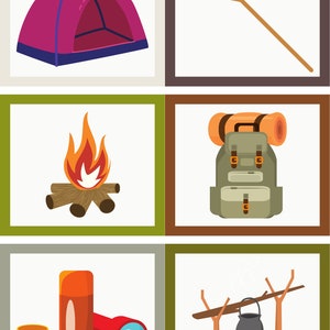 Camping Dramatic Play Printables - Etsy