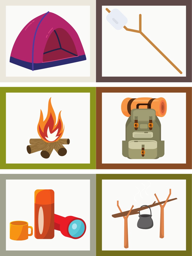 Camping Dramatic Play Printables - Etsy
