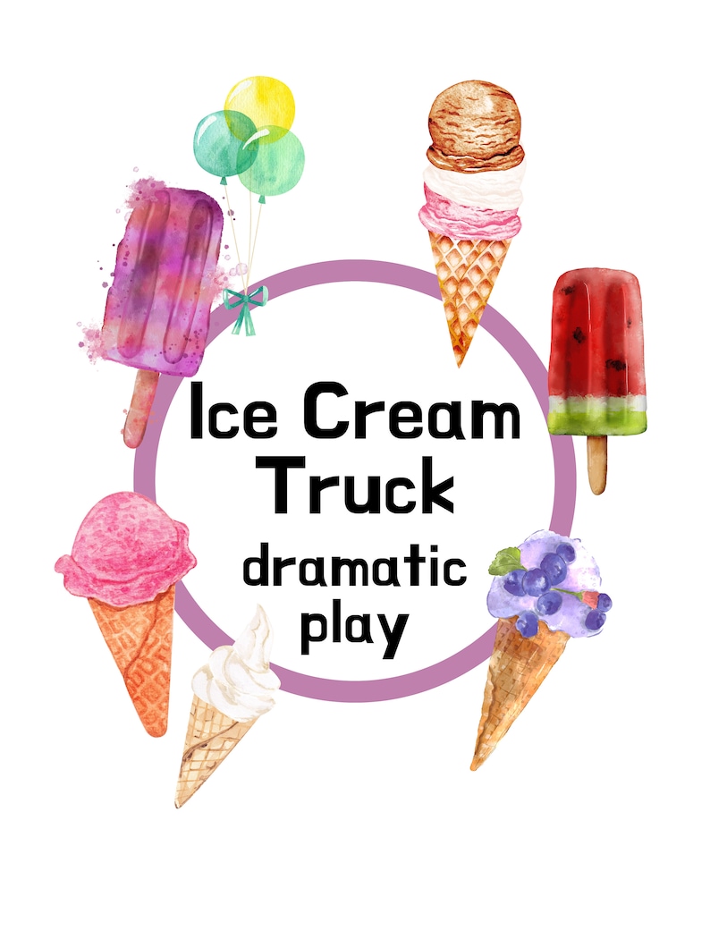 Ice Cream Truck Theme Dramatic Play Preschool/prek - Etsy