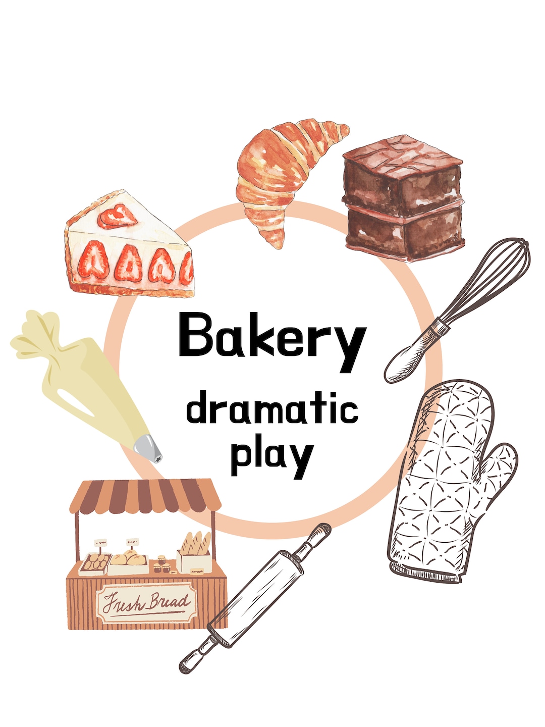 Bakery Theme Dramatic Play Preschool/prek - Etsy