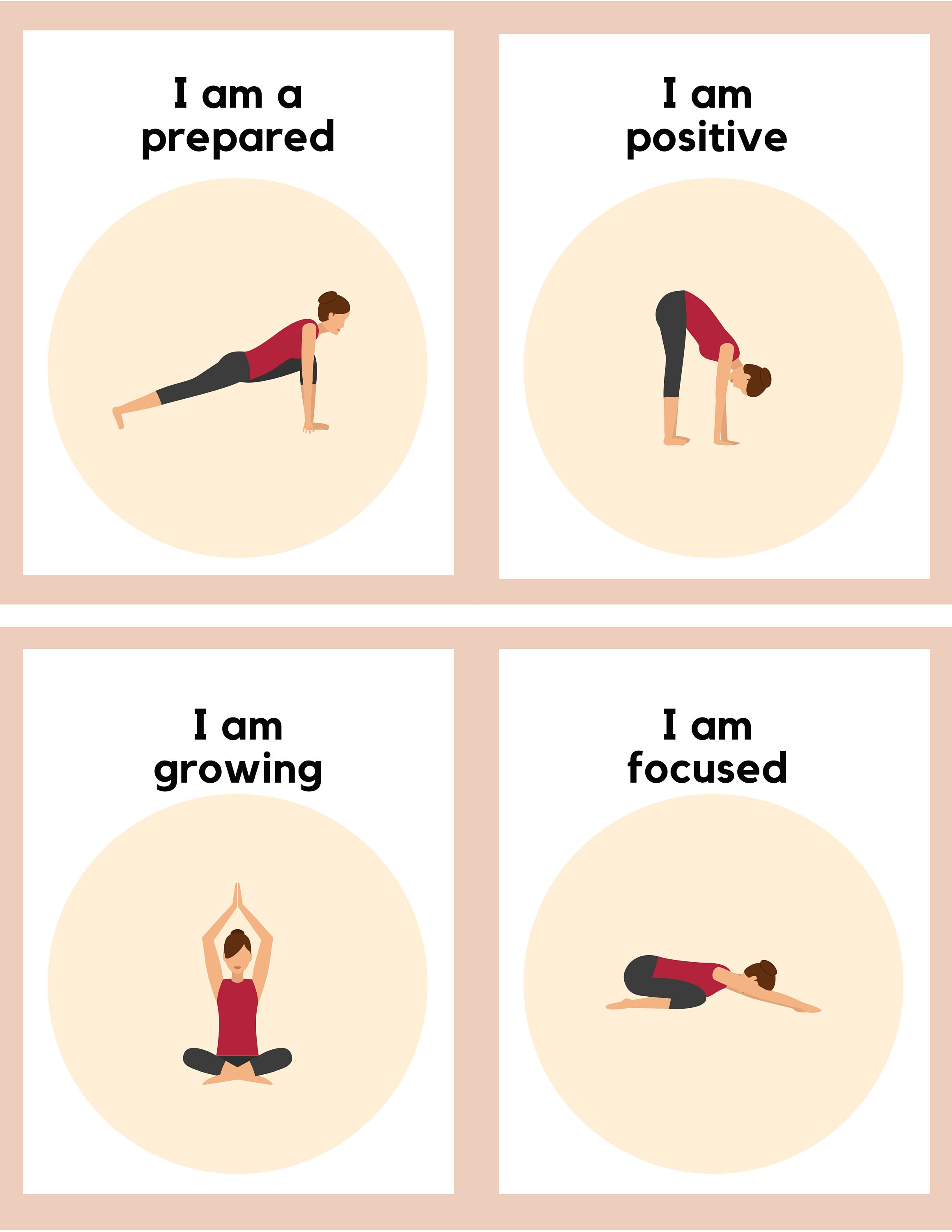 Yoga Gross Motor Cards - Etsy