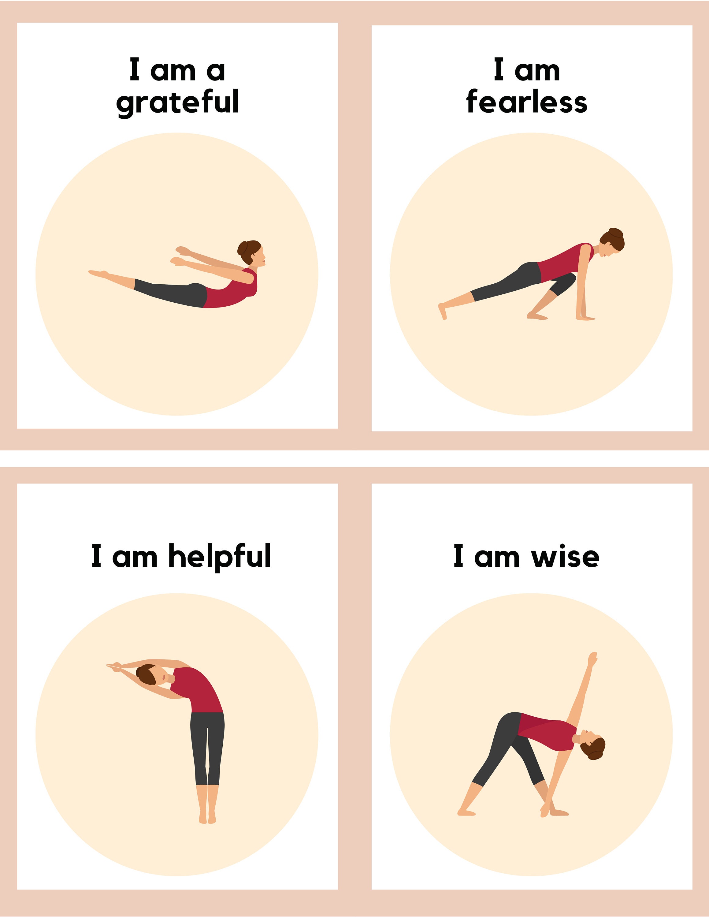 Yoga Gross Motor Cards - Etsy