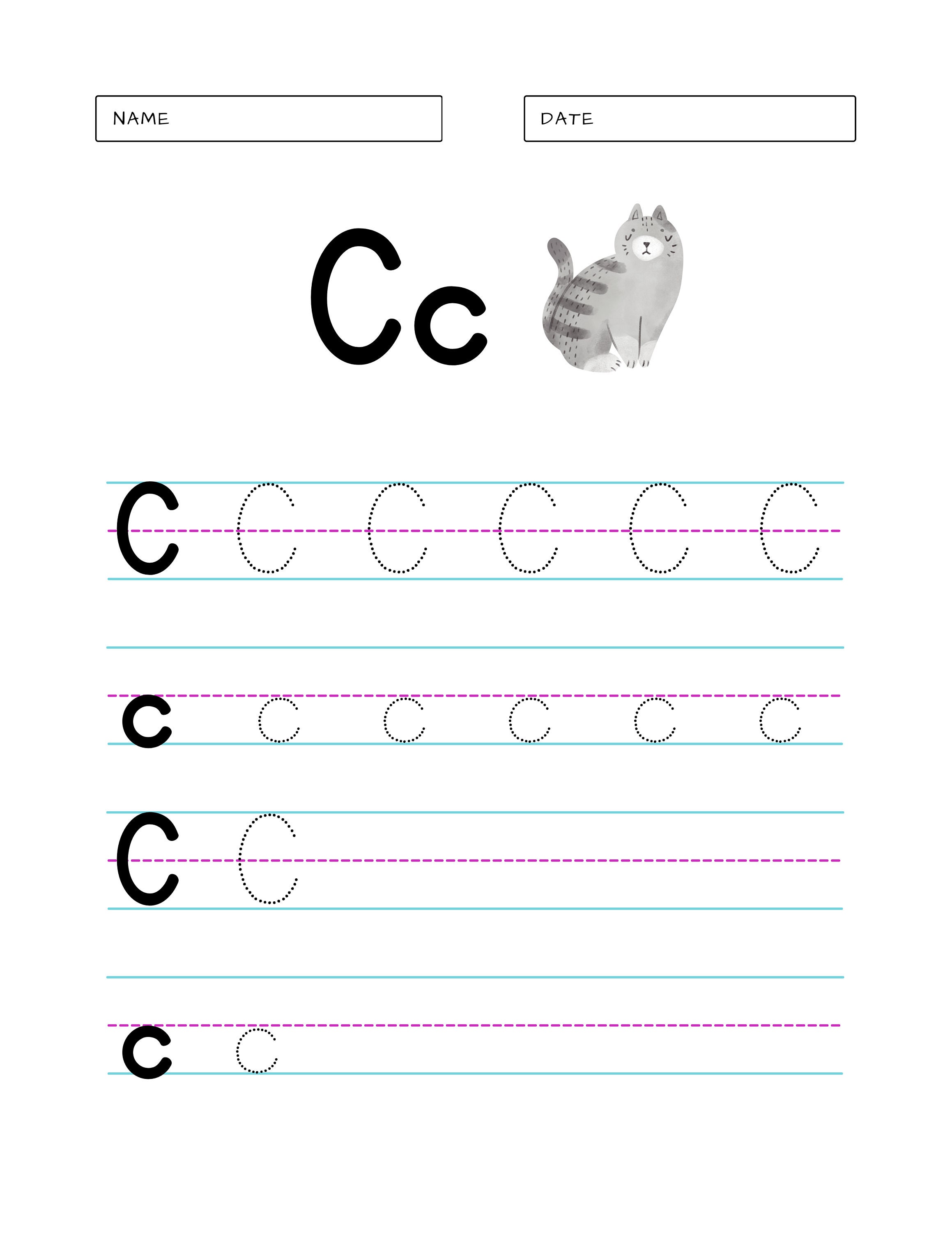 My Alphabet Book A-Z Printable - Etsy