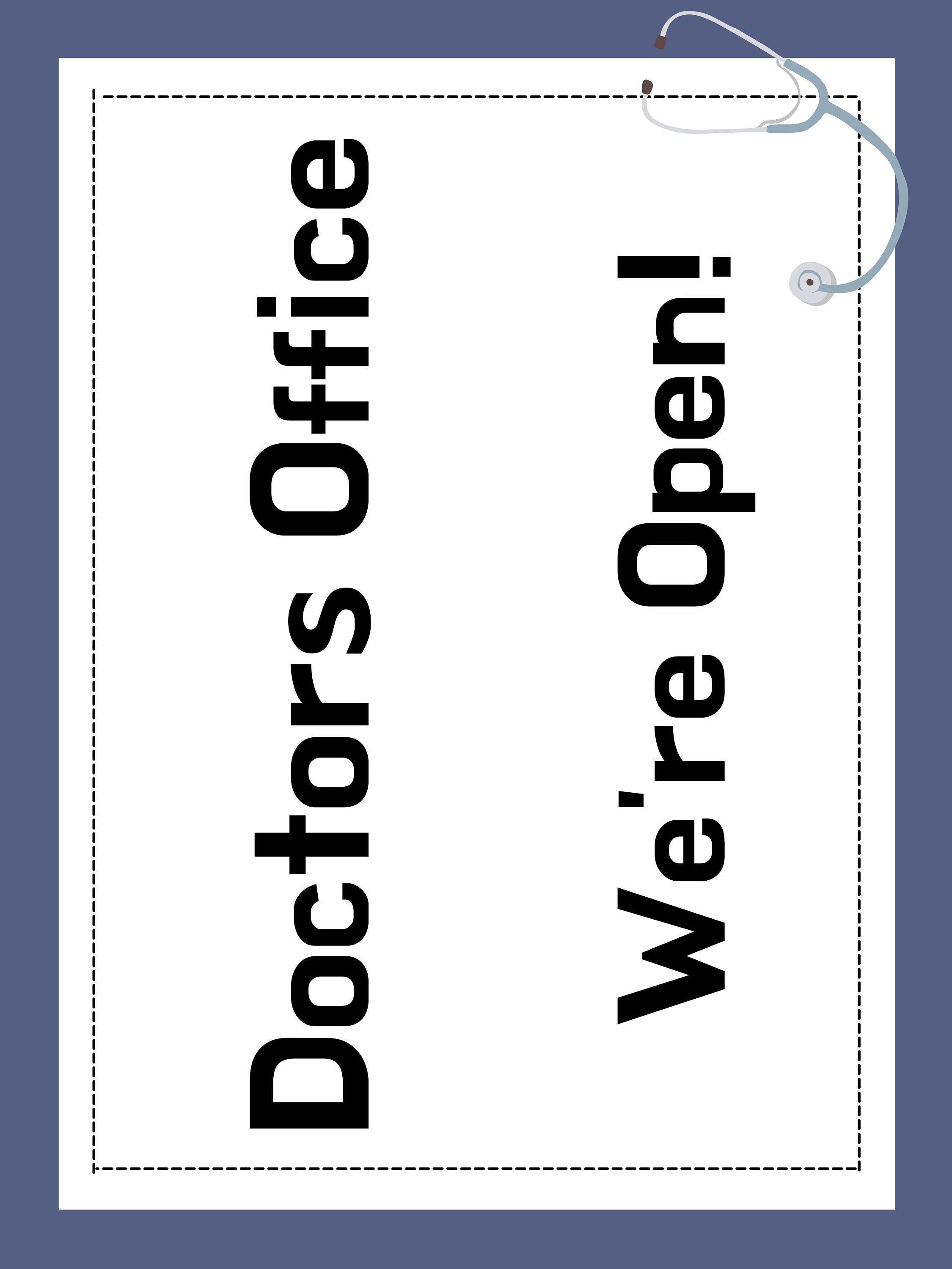 Doctor Theme Dramatic Play Preschool/prek - Etsy