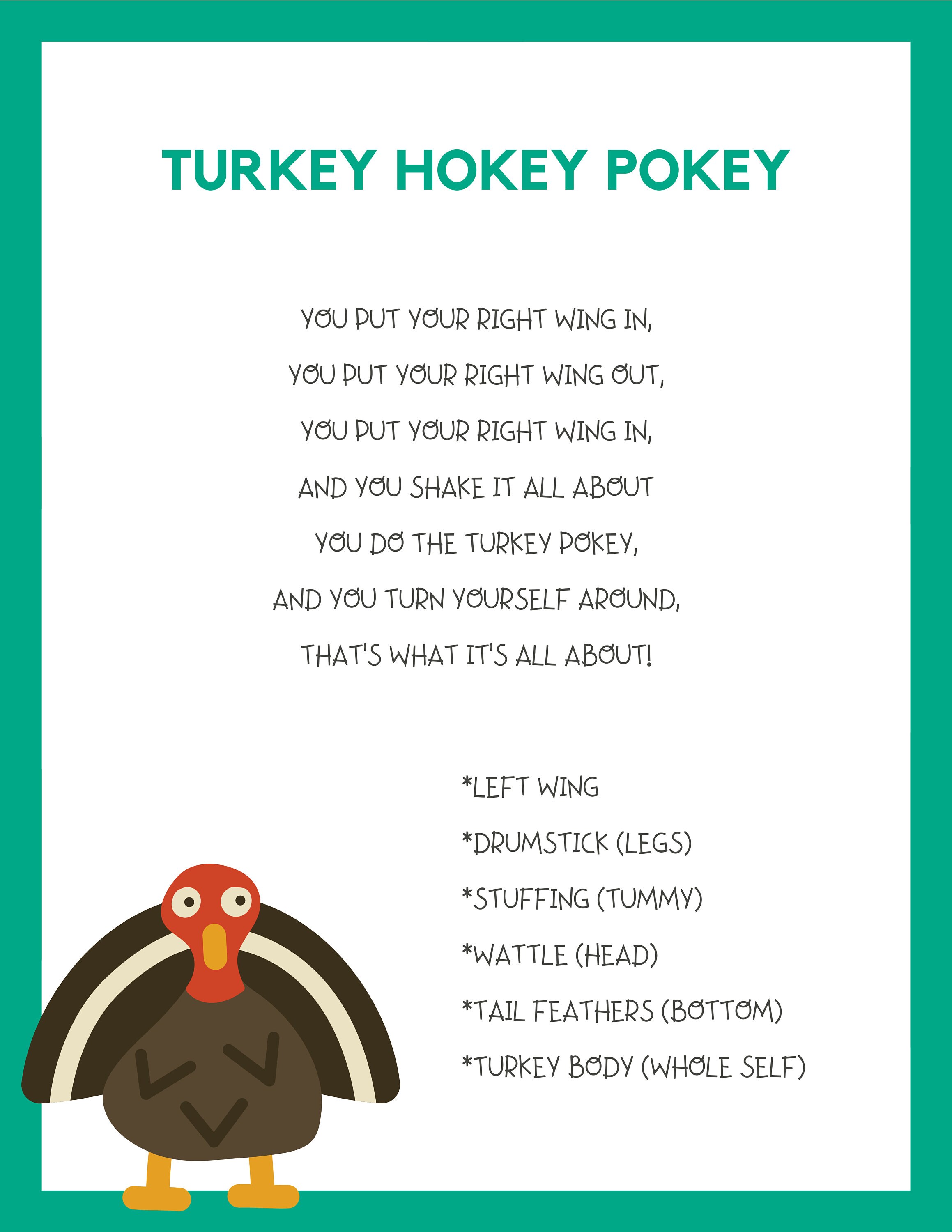 Thanksgiving Song Cards - Etsy