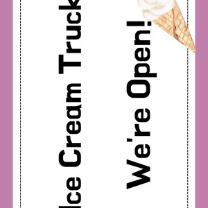 Ice Cream Truck Theme Dramatic Play Preschool/prek - Etsy
