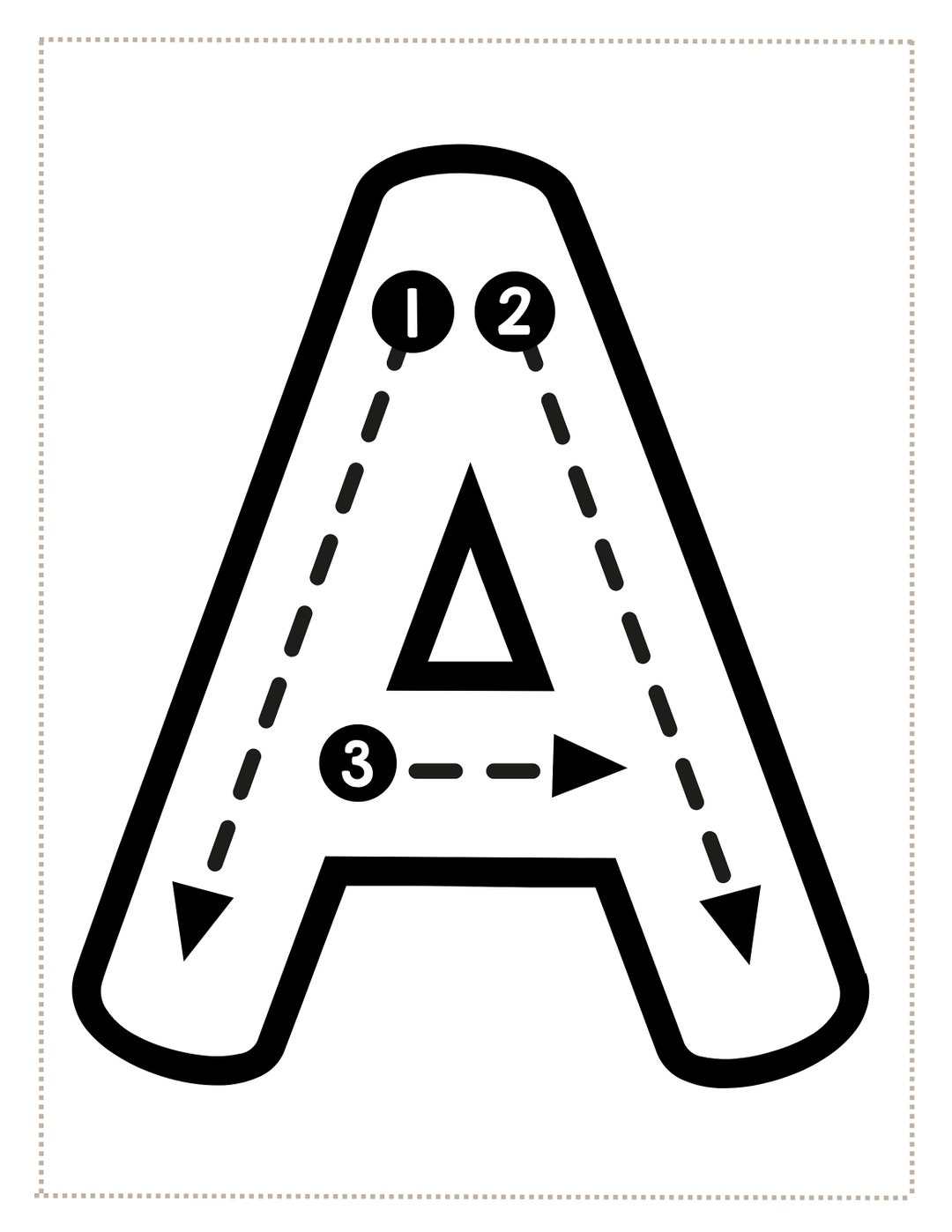 Alphabet Tracing Cards Preschool/prek/kinder/homeschooling - Etsy