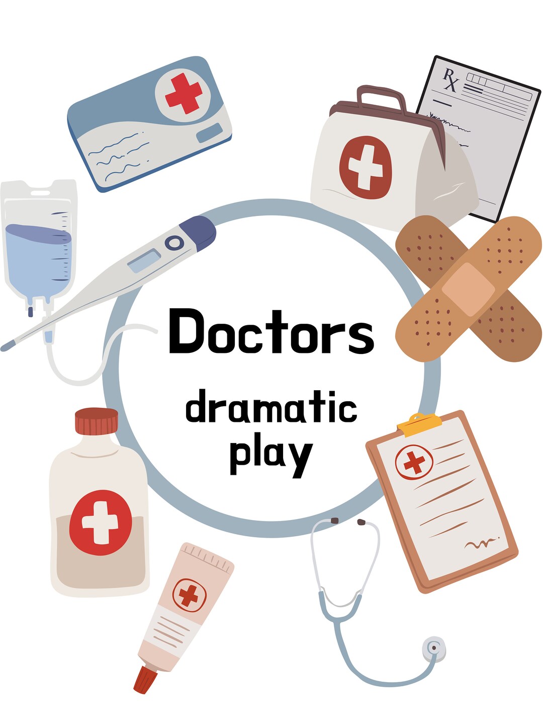 Doctor Theme Dramatic Play Preschool/prek - Etsy