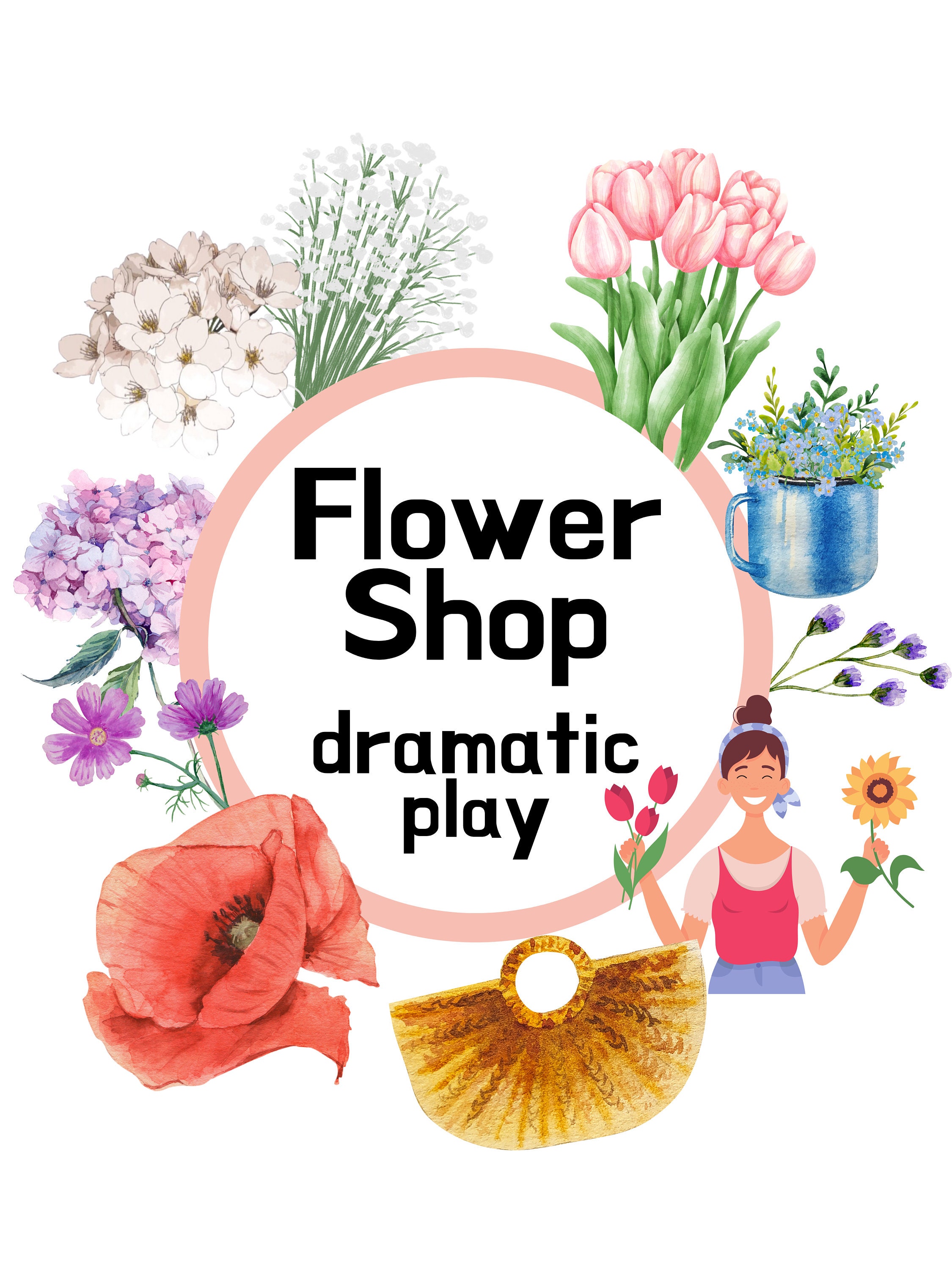 Flower Shop Theme Dramatic Play Preschool/prek - Etsy