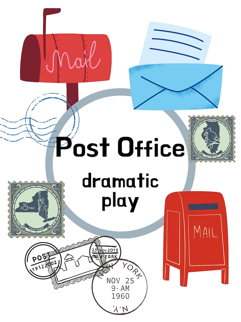 Post Office Theme Dramatic Play Preschool/prek - Etsy