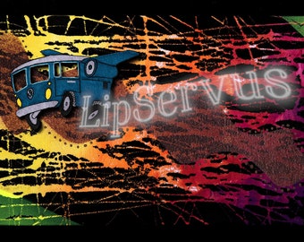 Psychedelic Bus - Etsy