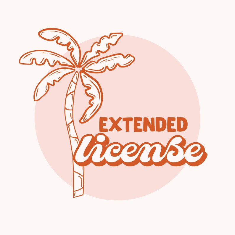 ONE DESIGN Extended License For: Selling 100 Printed Items Commercial ...
