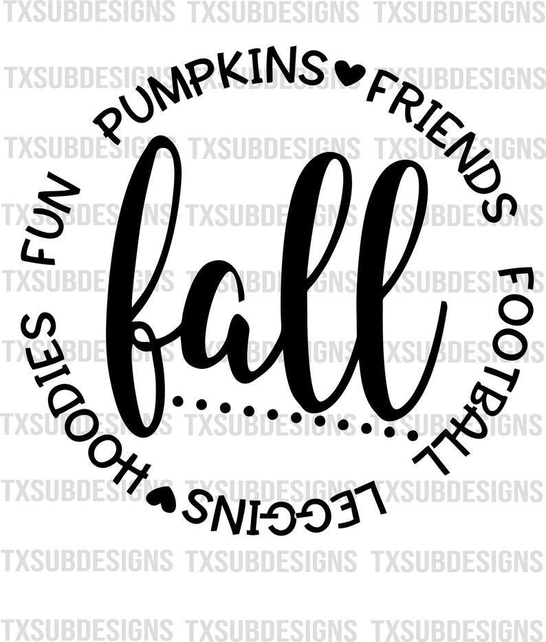 Fall Circle Sublimation Transfer Printed Transfer Ready to - Etsy