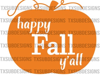 Sublimation Transfer / Happy Fall Y'all / Ready to Press - Etsy