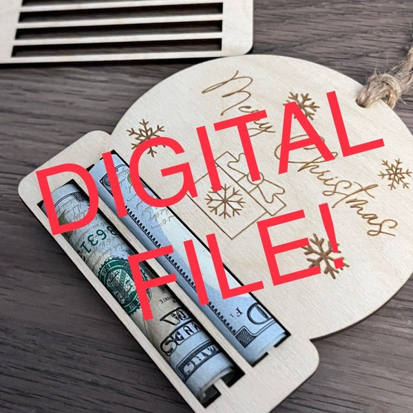 Laser Cut Money Holder File - Etsy