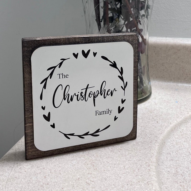 Family Name Plaque - Etsy