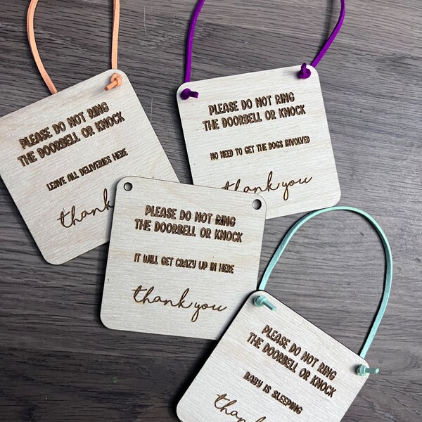 Do Not Ring Doorbell - Etsy