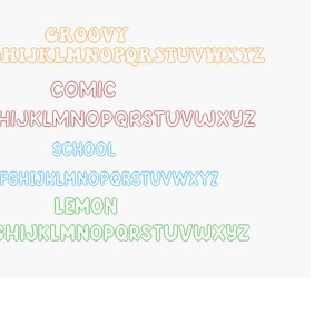 Custom Double Layered Name Magnets | Childs Art Display | Acrylic ...