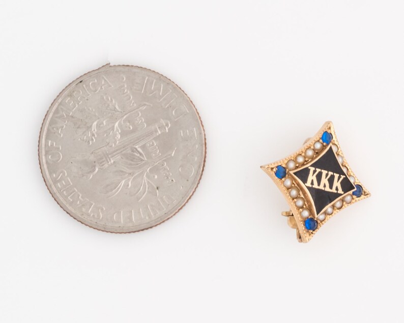 Kappa Kappa Kappa tri-kap Fraternity Pin 10k Yellow Gold - Etsy