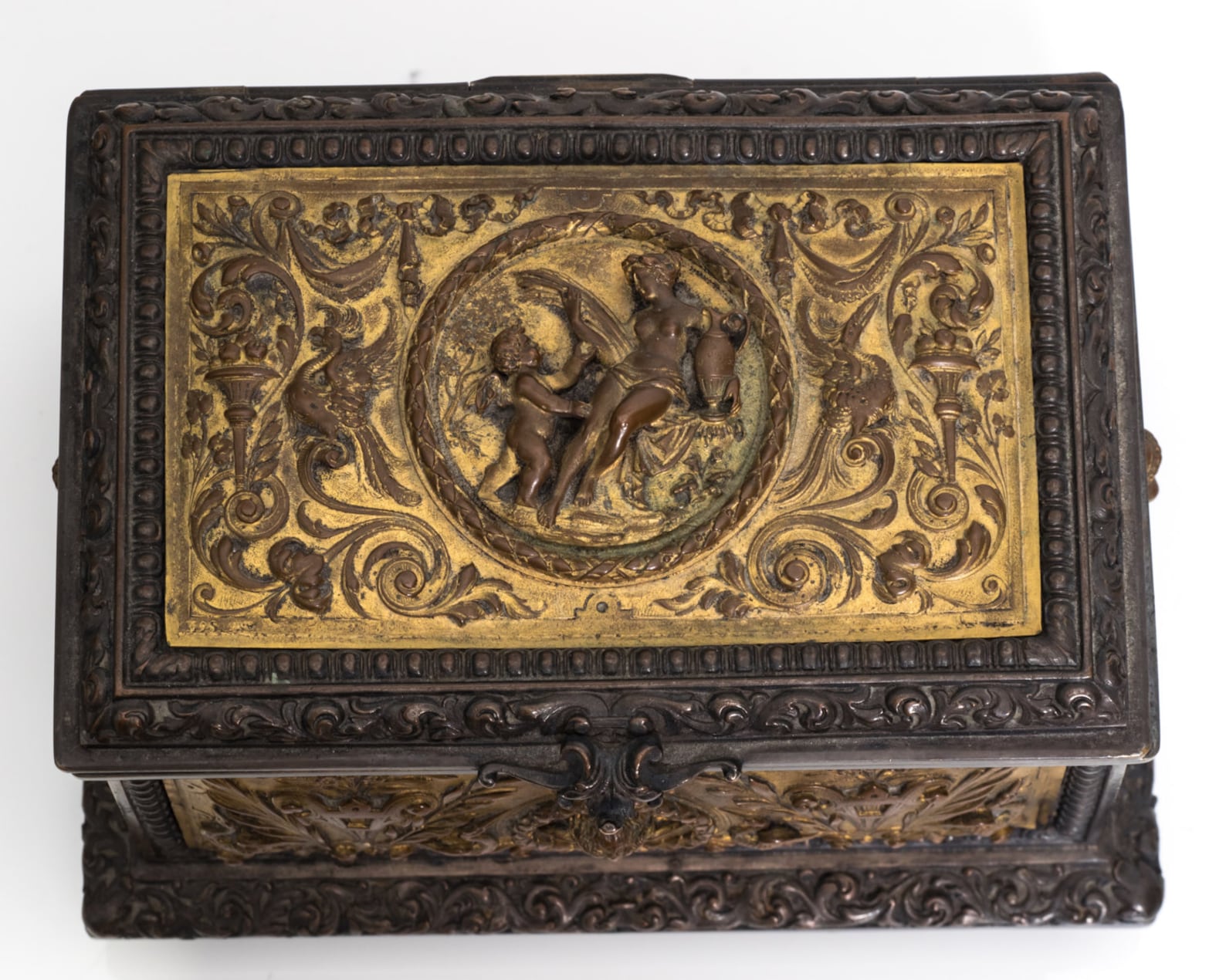 Antique Jewelry Box 1800s Victorian Era Grecian-inspired | Etsy