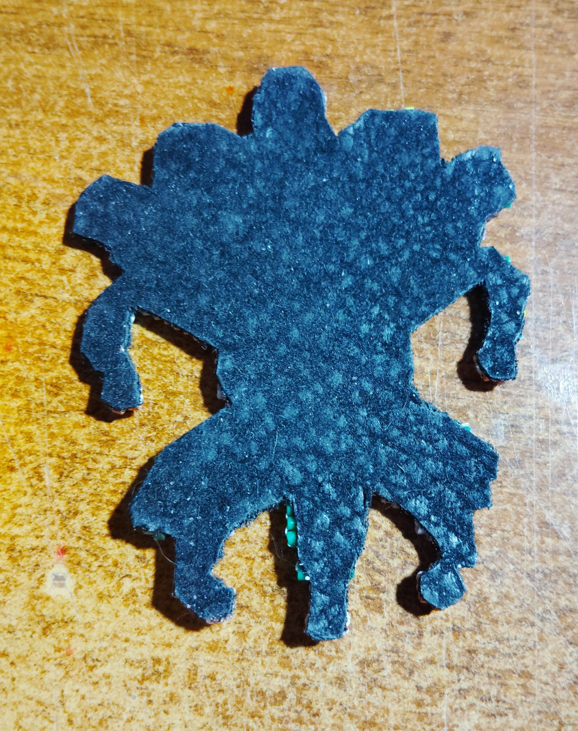 Whimsical Jester Mask Art W/dazzling Beadwork, Versatile Pin, Brooch ...