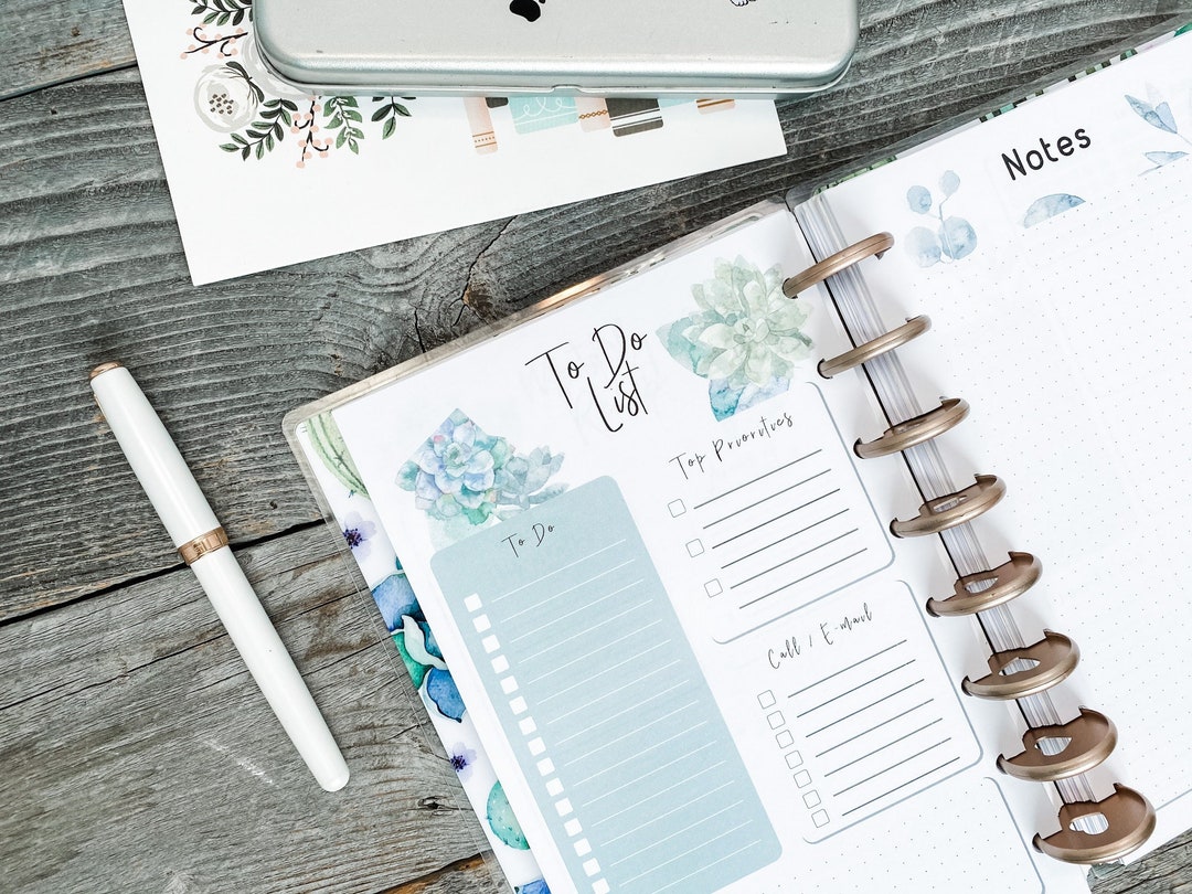 A5 Printable to Do List, Planner Refill, Agenda Insert, Half Letter - Etsy