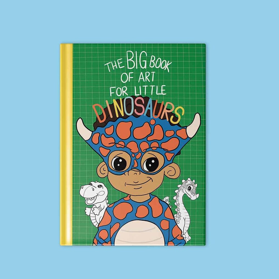 Big Book of Art for Little Dinosaurs Colouring Book, Dinosaur Colouring ...