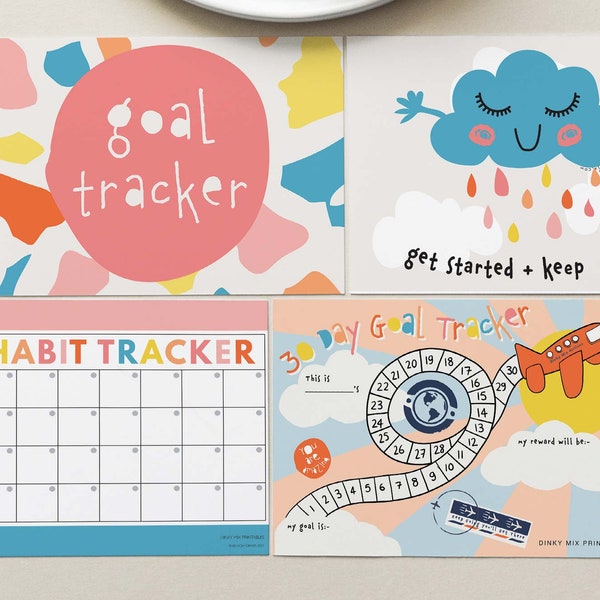 Kids Goal Tracker - Etsy