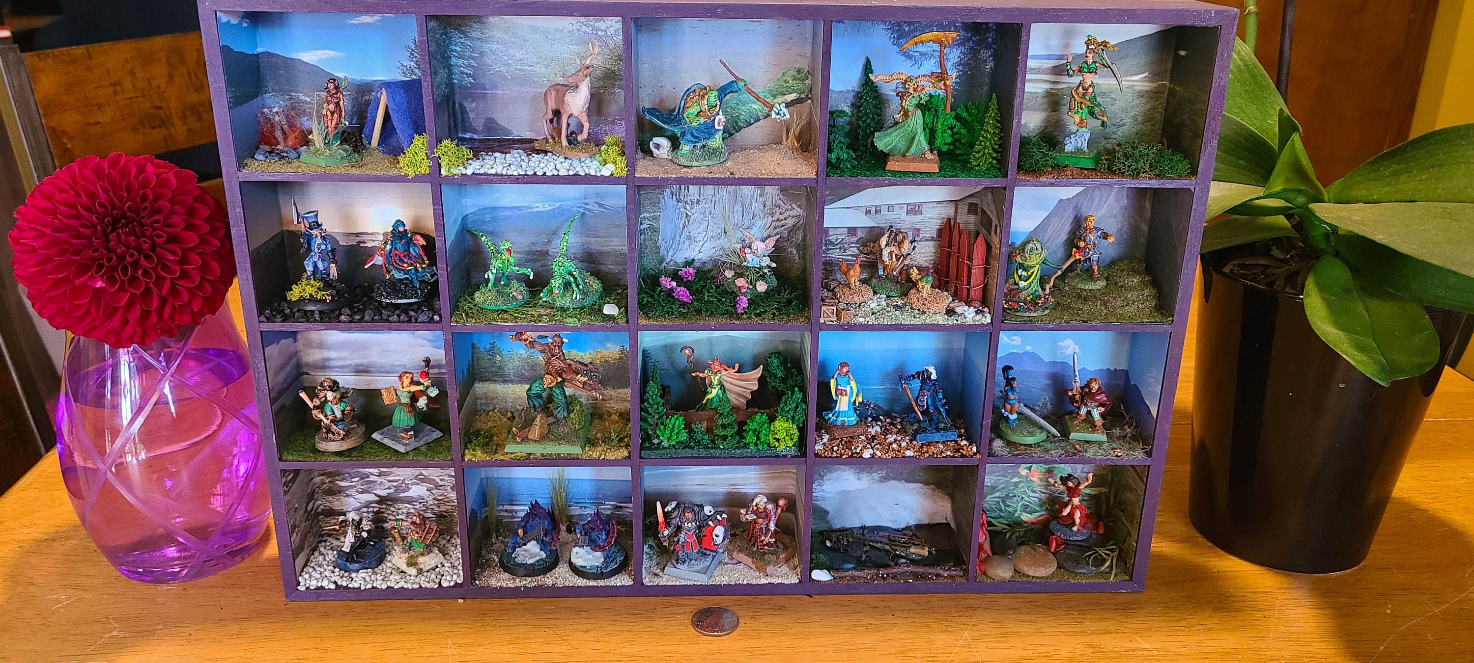 One of a Kind Handcrafted Miniature Shadowbox Terrain Display for ...
