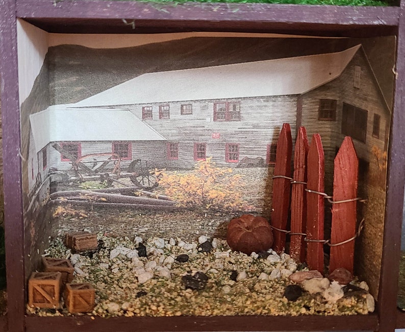 One of a Kind Handcrafted Miniature Shadowbox Terrain Display for ...