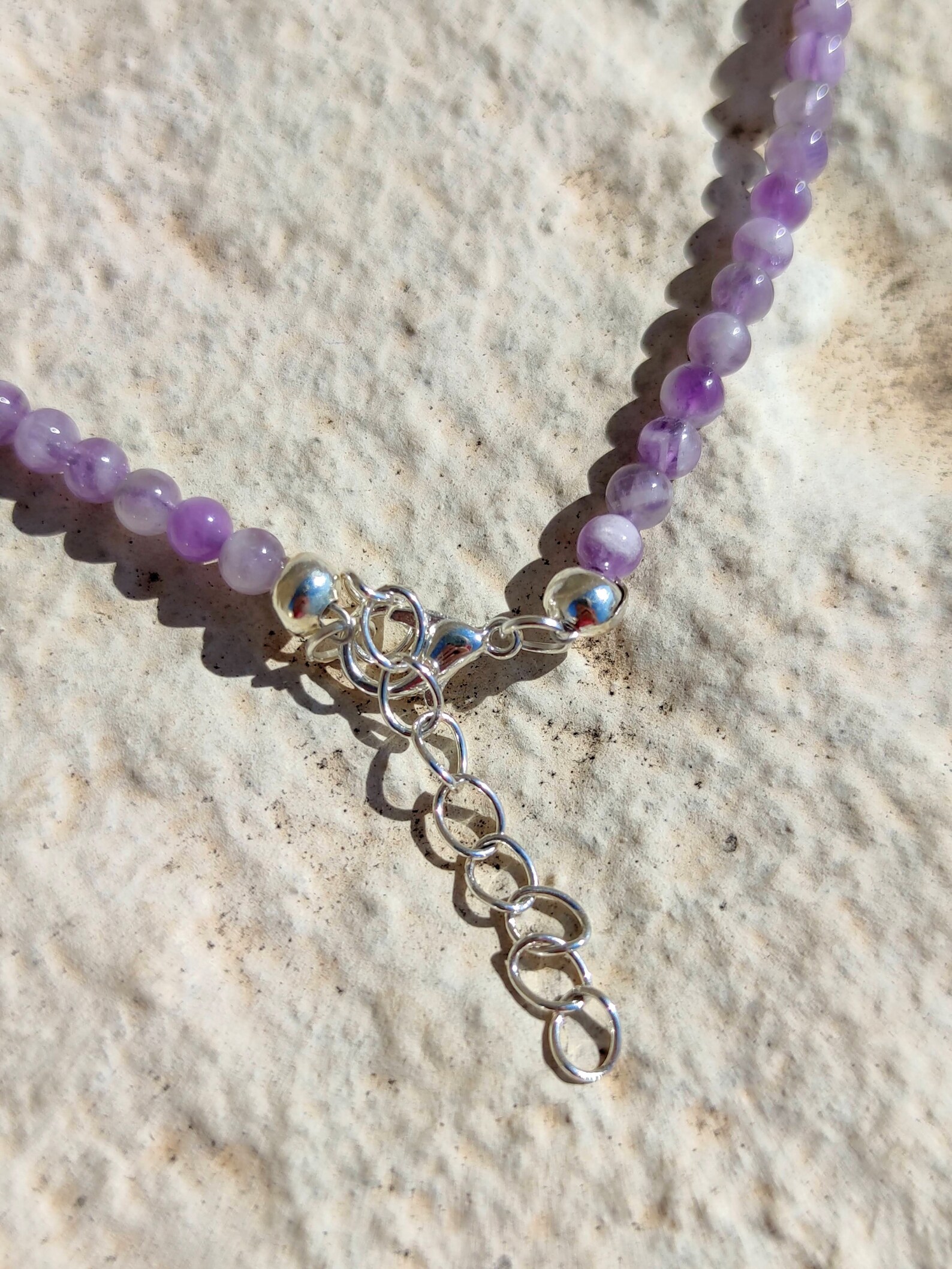 Amethyst choker necklace choker amethyst natural stones | Etsy