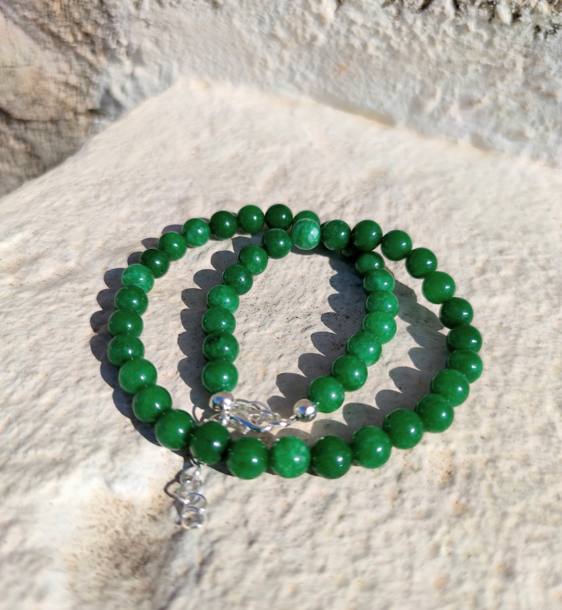 Jade Choker Necklace Gemstone Choker Natural Stone Neckalce - Etsy