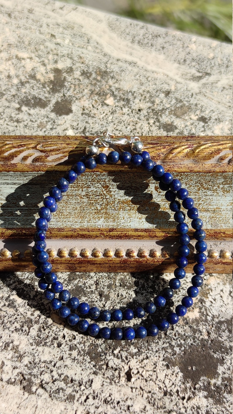 Lapis Lazuli Choker Necklace, Blue Necklace Gemstone, Gemstone Choker ...