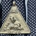 Triangular Medallion MMMM ROMA Anting-anting Brass Amulet Philippines ...