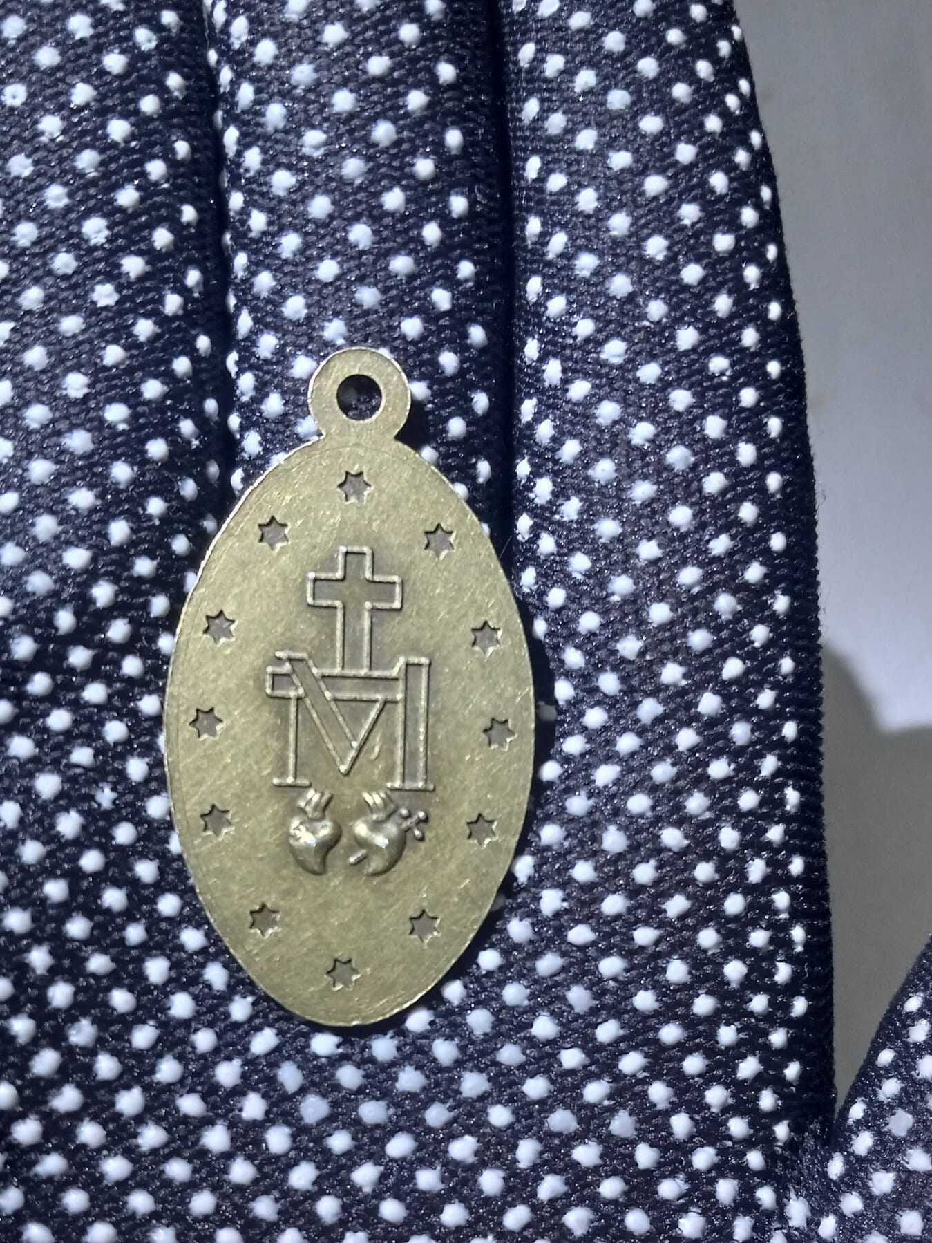 Divine Mother Mary Medallion Anting-anting Brass Amulet Philippines ...