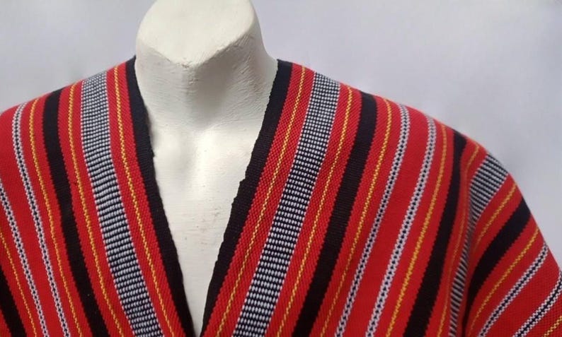 Inabel Poncho Top – Handwoven Baguio Ifugao Textile | Filipino ...
