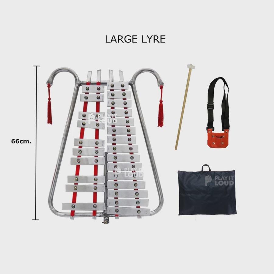 Large LYRE Marching Bell Musical Instrument Professional Grade | Band ...