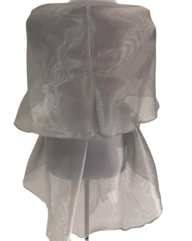 Modern Filipiniana GRAY Organza Wrap Dress | Philippine Made Sheer ...