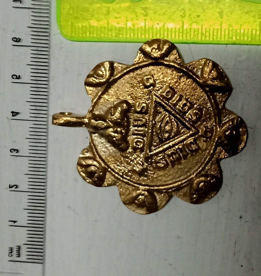 Seven Archangel Medallion Vintage Anting-anting Brass Amulet ...