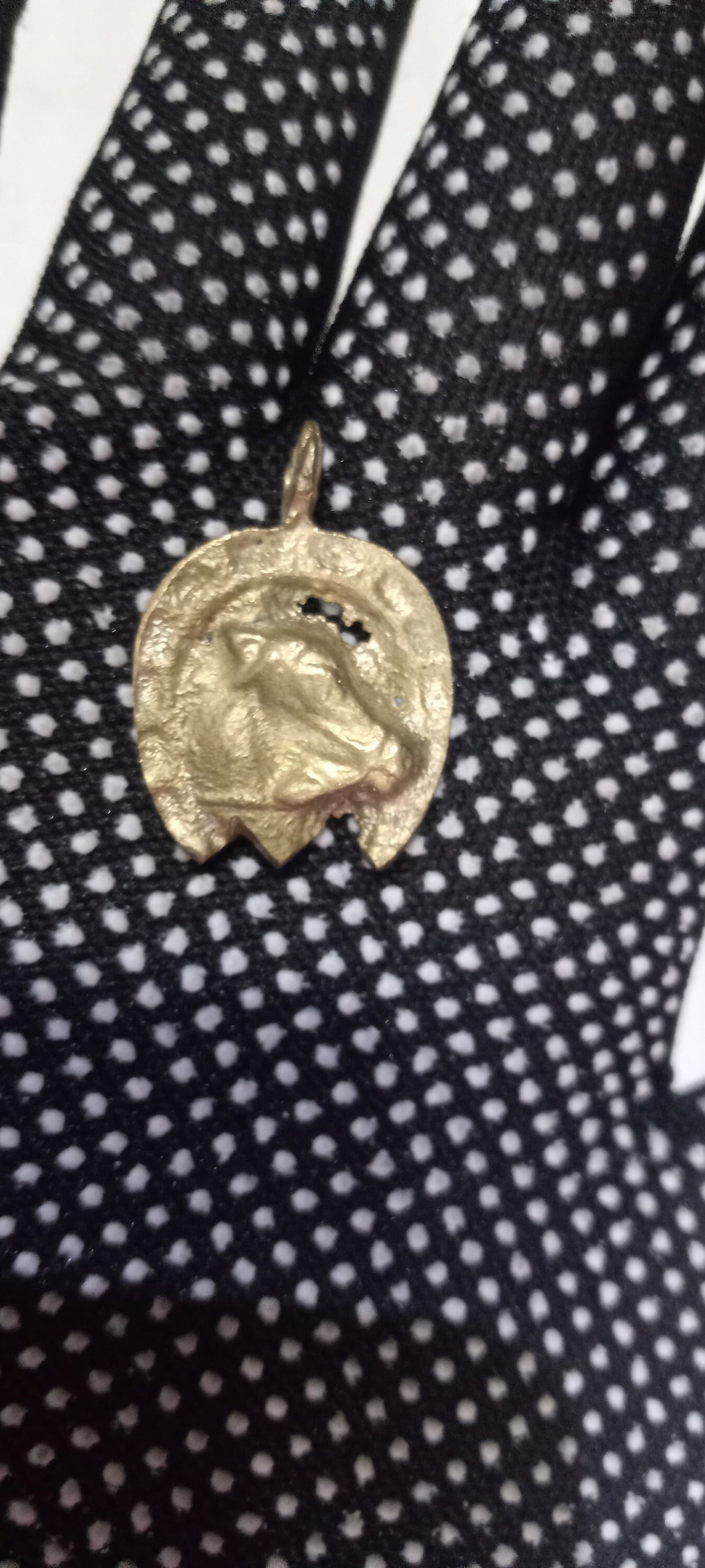 Lucky Horse Shoe Medallion Anting-anting Brass Philippines Filipino ...