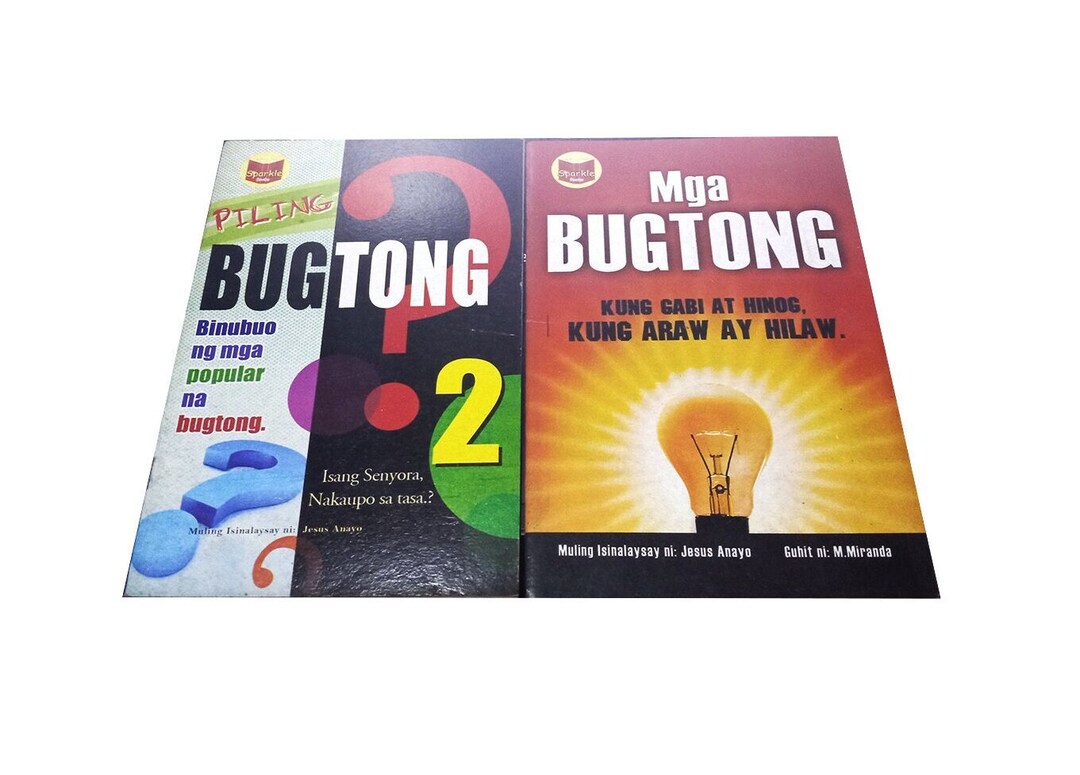 Set of 2 Bugtong Bugtong Educational Tagalog BOOKLET With Illustration ...
