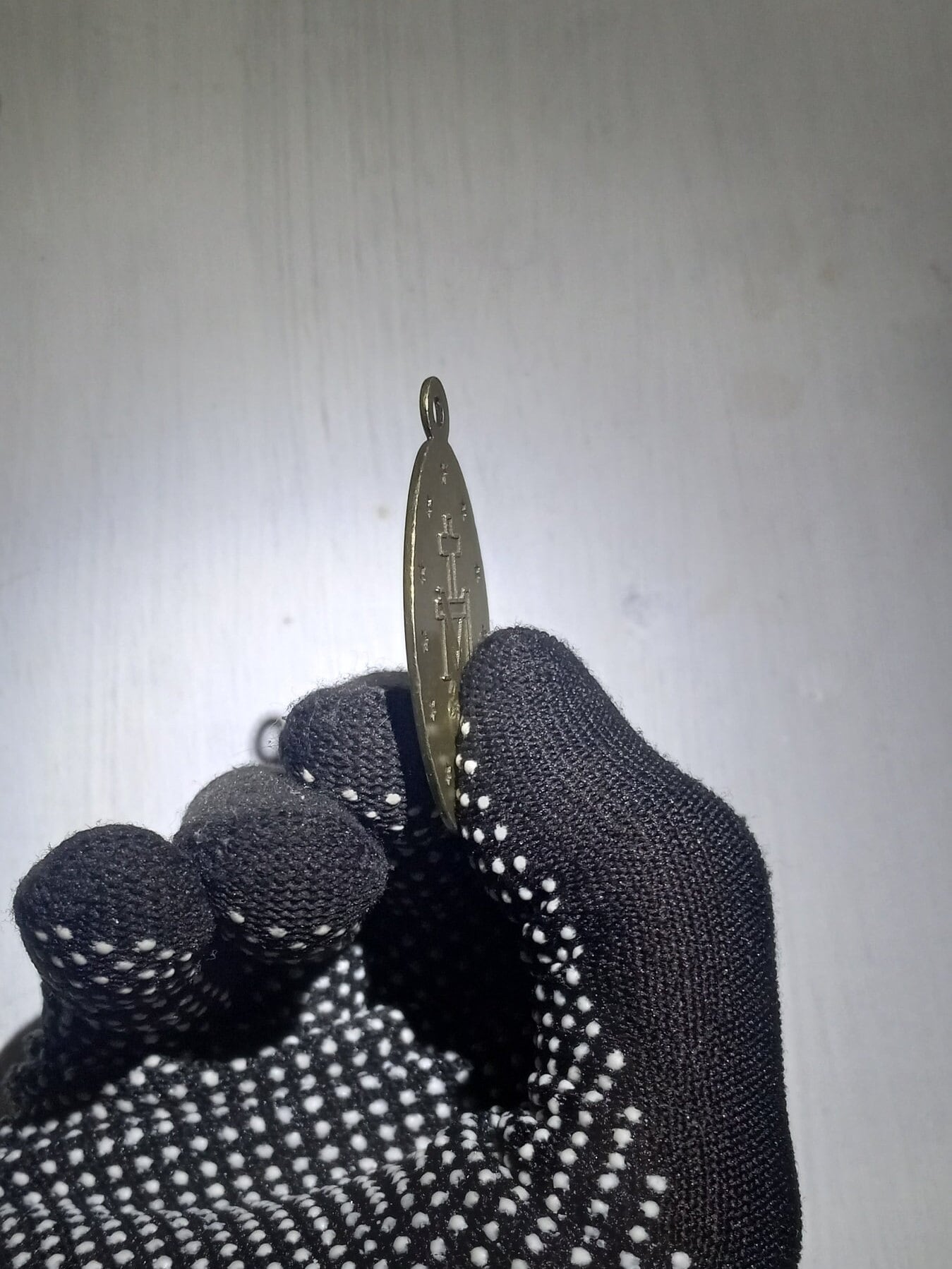 Divine Mother Mary Medallion Anting-anting Brass Amulet Philippines ...