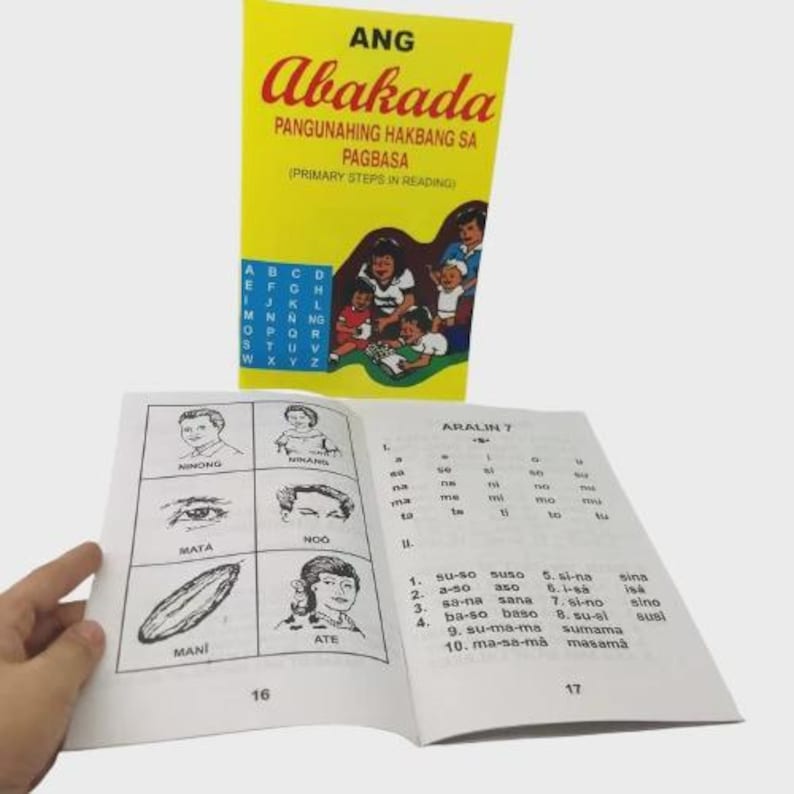 Aklat Abakada Filipino Reading Book for Kids ,tagalog Early Learning ...