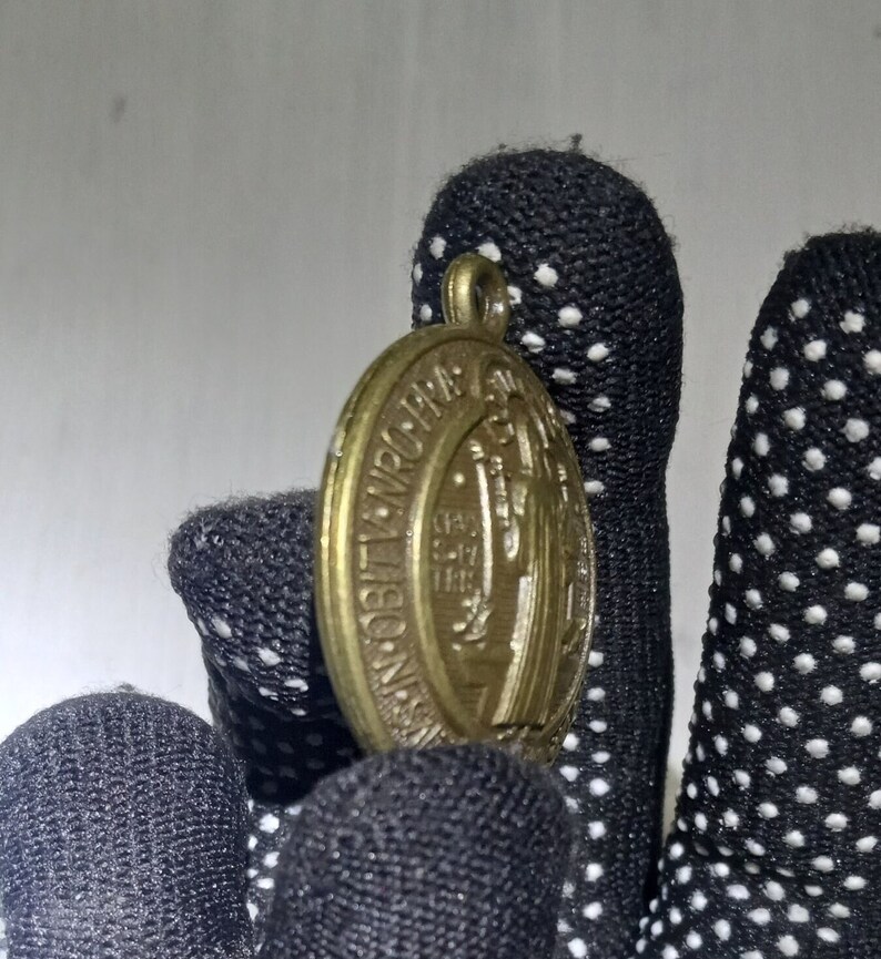 Saint Benedict Medallion Vintage Anting-anting Brass Amulet Philippines ...