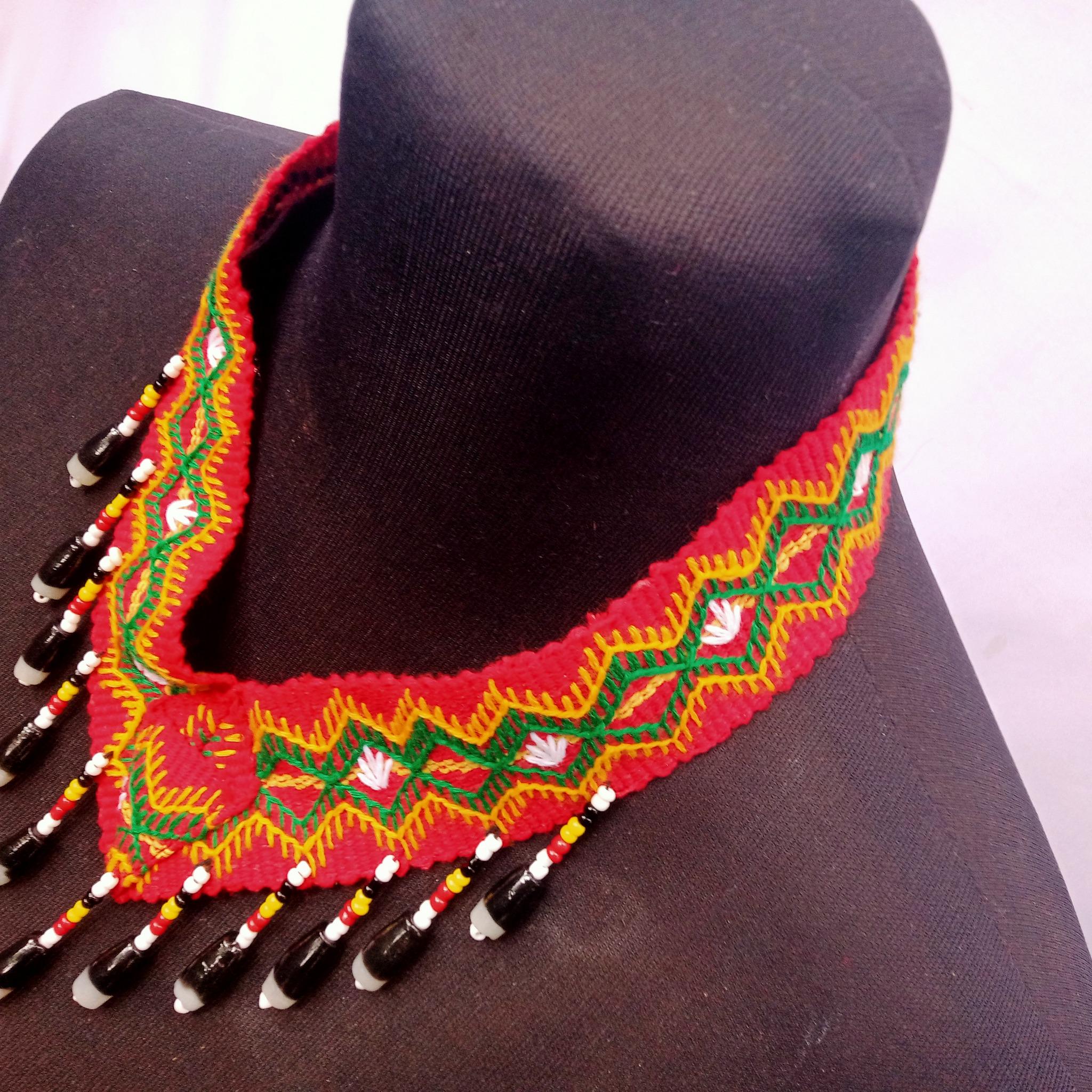 Kalinga Igorot Beaded Choker, Inabel Tribal Necklace With Tassels ...