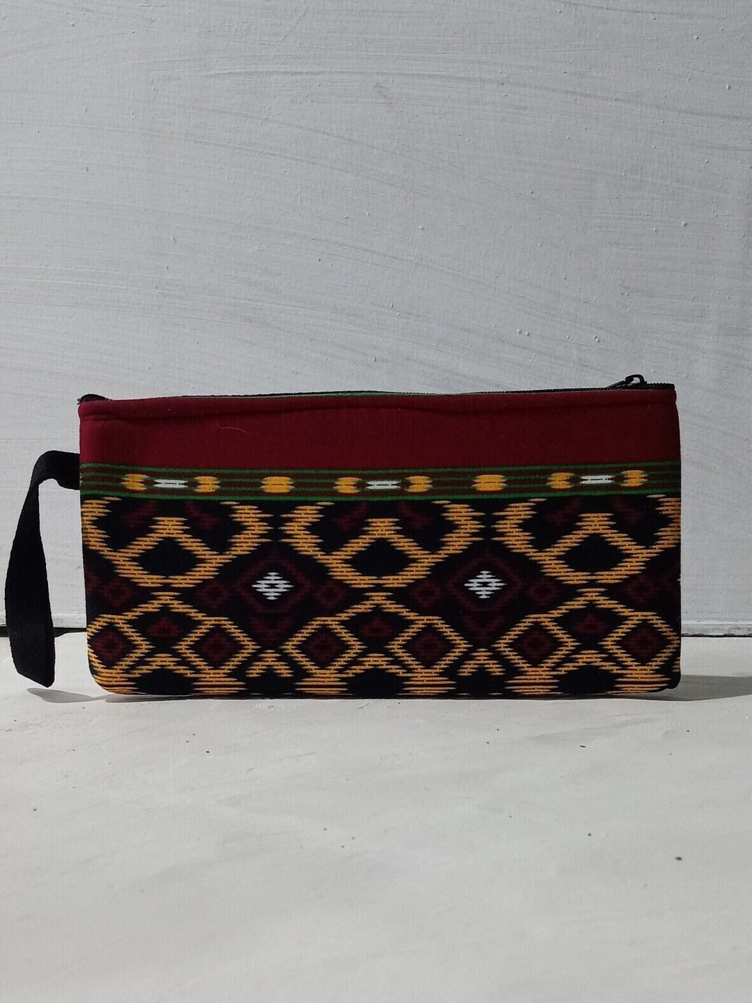 Philippine Handmade, Traditional Batik Pouch, Batik Wallet With Handle ...