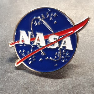 NASA Logo Stylish Metal Enamel Lapel Badge Pin USA Space Agency - Etsy